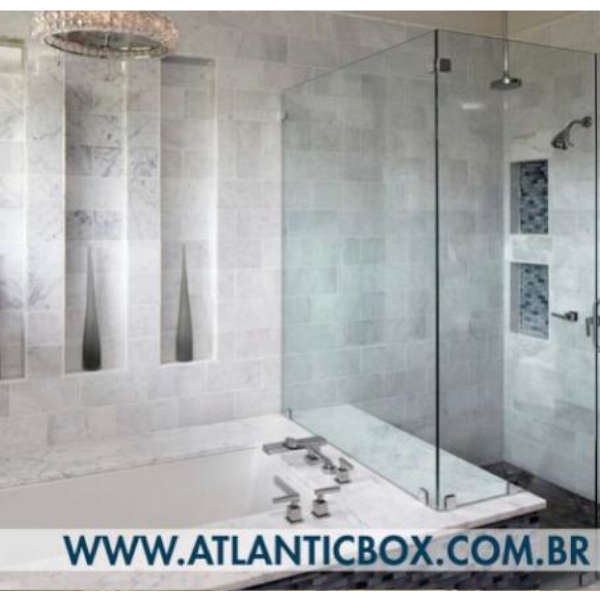 Atlanticbox Box Blindex | Box e Espelhos em cristal